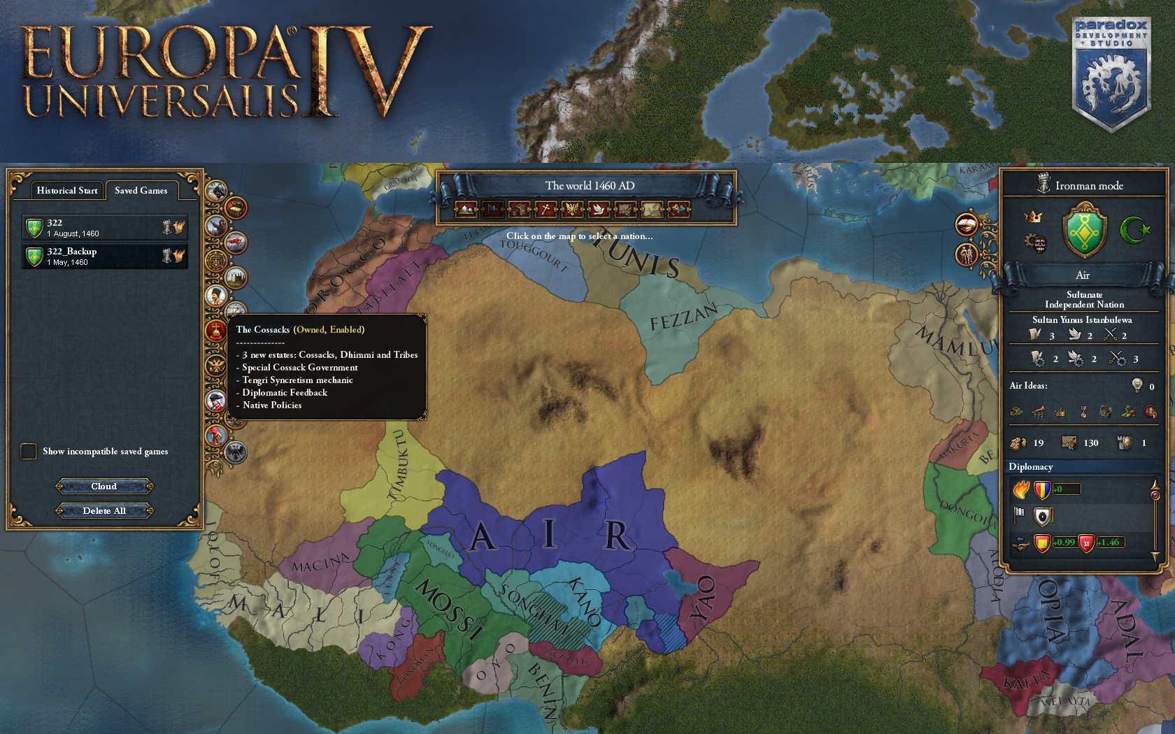 DLC not recognized when loading from .exe | Paradox Interactive Forums